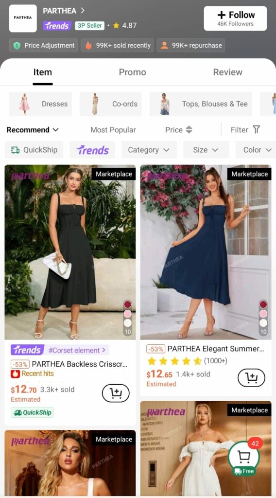 8 SHEIN Hidden Shops Like Zara... Under $25" - ALIXBLOG